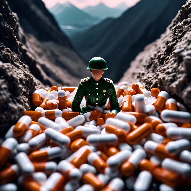 Resilience Rising: Battling Addiction AI Generated Stock Image - Image ...