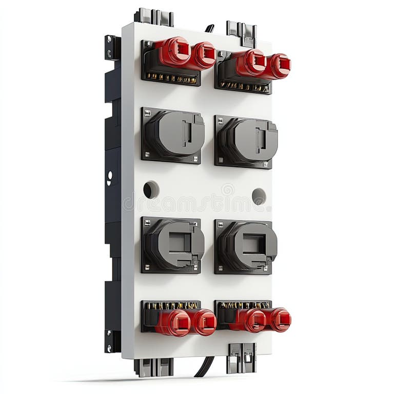 AI-Generated Connector Panel Stock Illustration - Illustration of ...