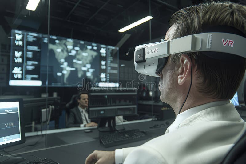 Corporate VR Training Session, Showcasing the Integration of Advanced ...