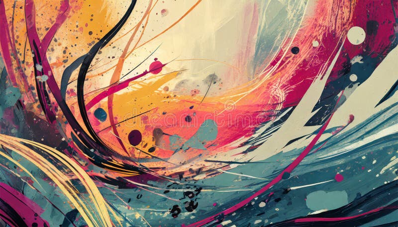 AI-Generated Create a Vibrant and Captivating Abstract Artwork that ...