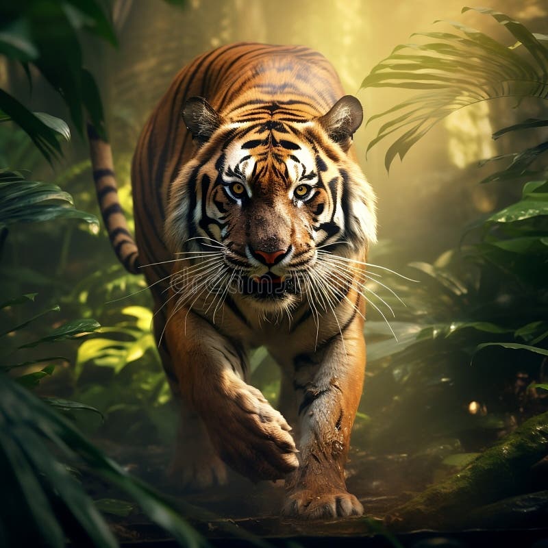 Tiger Prowling Stock Illustrations – 638 Tiger Prowling Stock ...