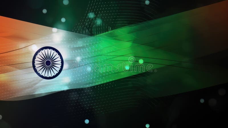 AI Generated Creative Illustration with Indian Flag Concept Stock ...