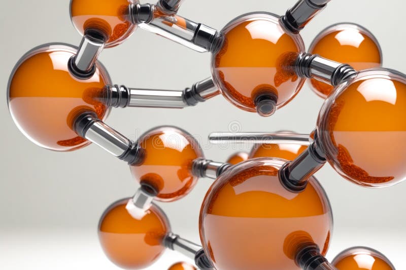 AI Generated 3D Abstract Laboratory Structure Stock Illustration ...