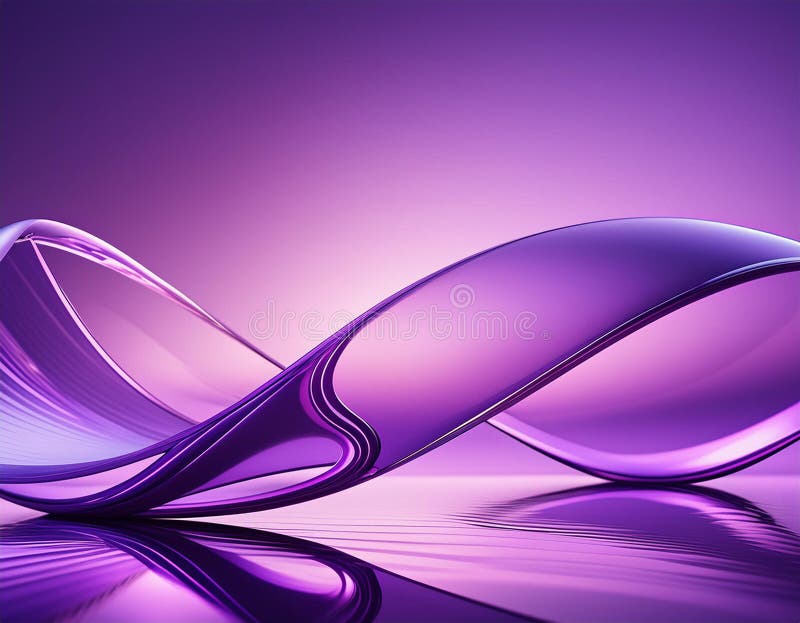 AI-generated 3D Rendering of Transparent Infinity Design Element on ...