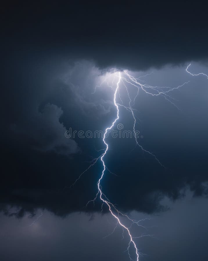 Dark and Moody Storm Cloud Background with Flashes of Dramatic ...