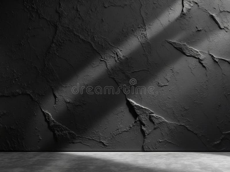 Dark Textured Abstract Background with Rough Black Surface for Modern ...