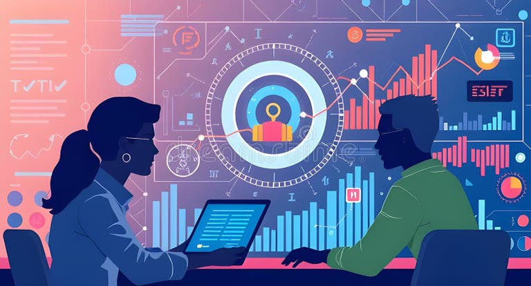 AI Generated Data-driven Marketing Concept with AI-powered Analytics ...