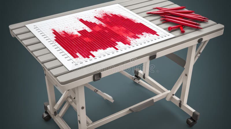 AI-Generated Data Visualization Stock Illustration - Illustration of ...