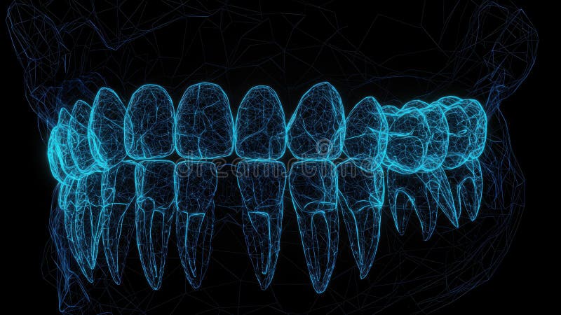 AI-Generated Dental Visualization Stock Illustration - Illustration of ...