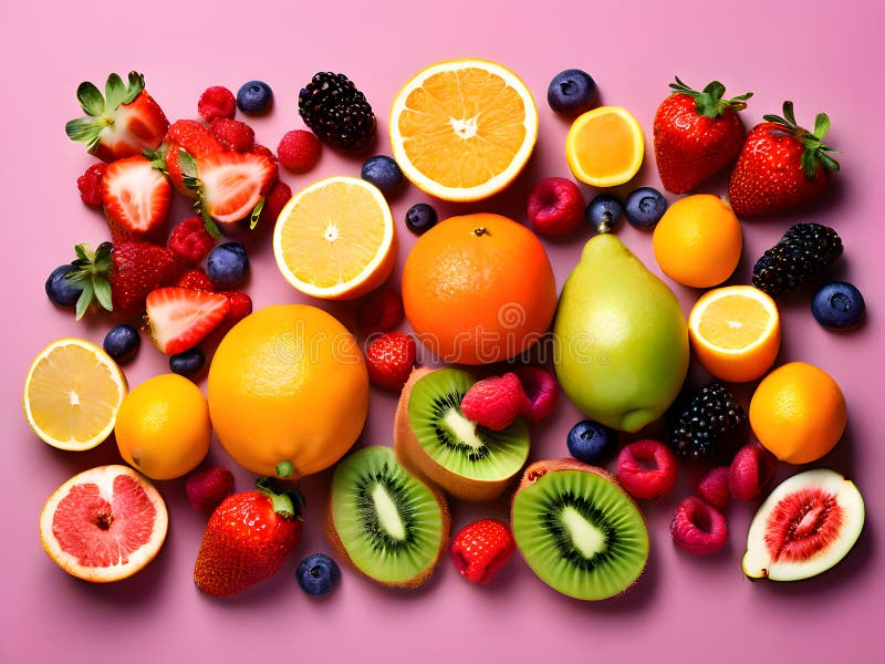 AI-Generated: Different Types of Fresh Fruits Stock Illustration ... AI-Generated: Different Types of Fresh Fruits Stock Illustration ...
