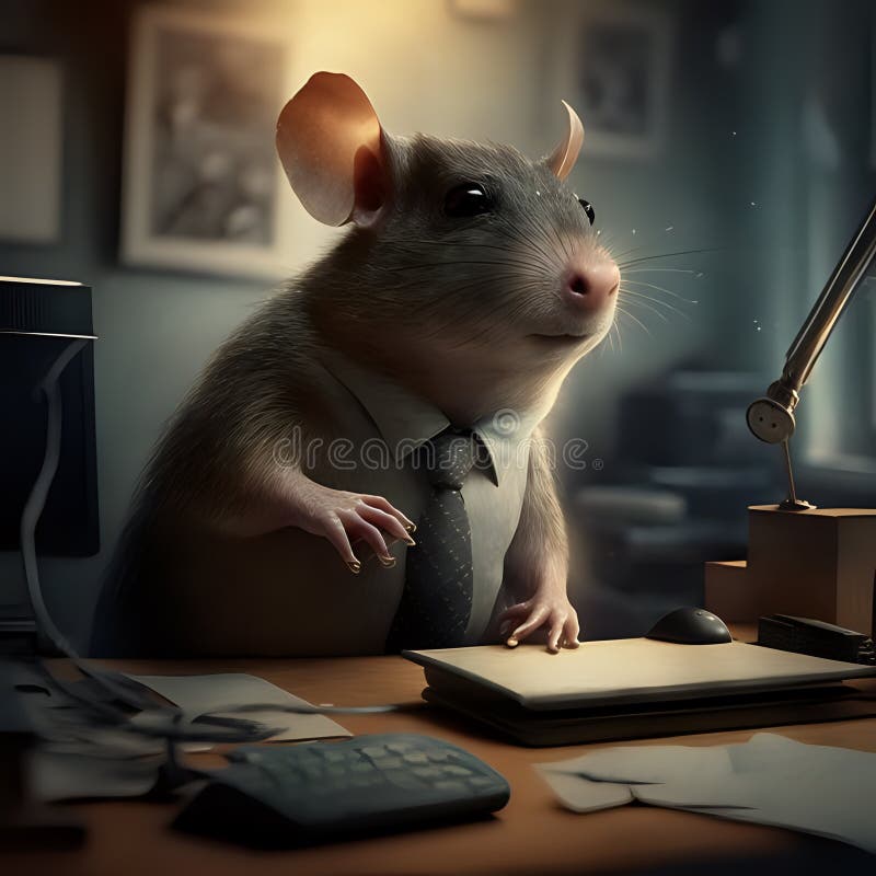 The Adorable Adventures of a Cute Mouse Stock Image - Image of details ...
