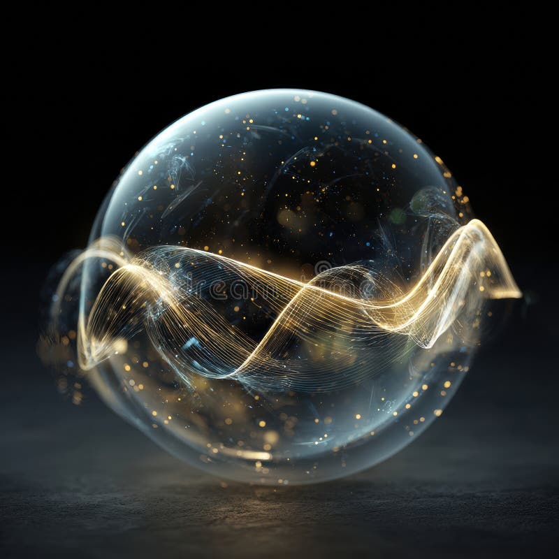 Quantum Computing Visualization #2 - Photon Orbit Bubble Stock ...