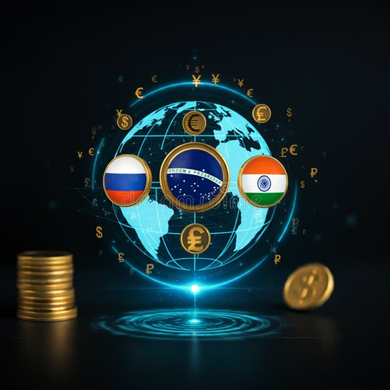 AI-Generated Image: Upward Trending Graph Overlaid with Globe Stock ...