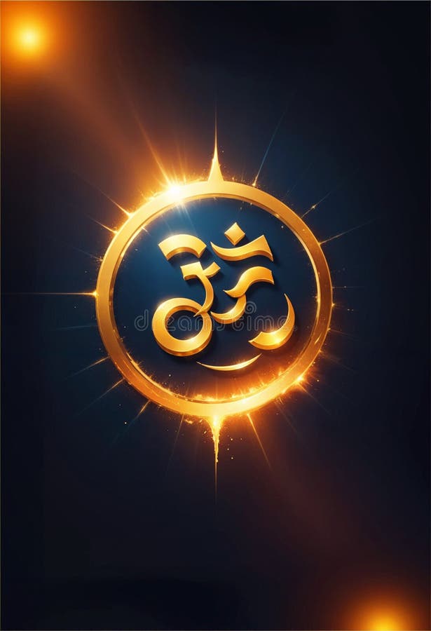 A Diwali Vector Banner with Om Symbol and Mandala Design with Light ...