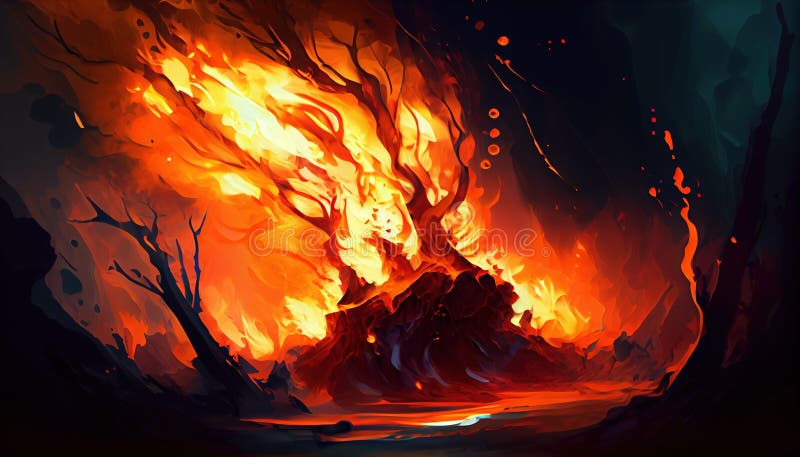 Surrounding Flames Stock Illustrations – 116 Surrounding Flames Stock ...