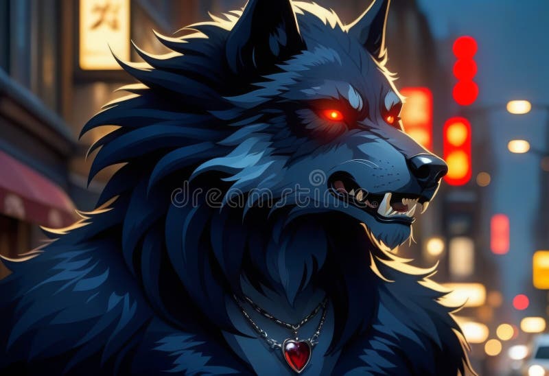 The Elegant Transformation of a Gothic Werewolf - a Captivating Digital ...
