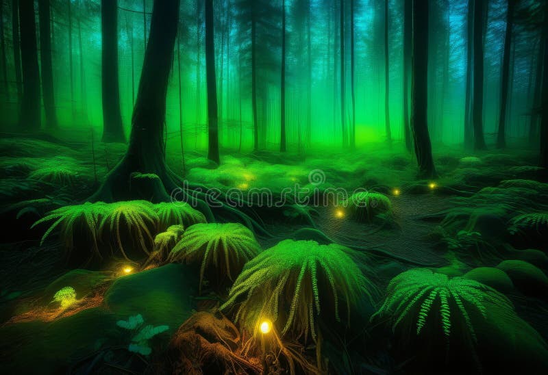 Exploring the Enigmatic Depths of a Lovecraftian Bioluminescent Forest ... Exploring the Enigmatic Depths of a Lovecraftian Bioluminescent Forest ...