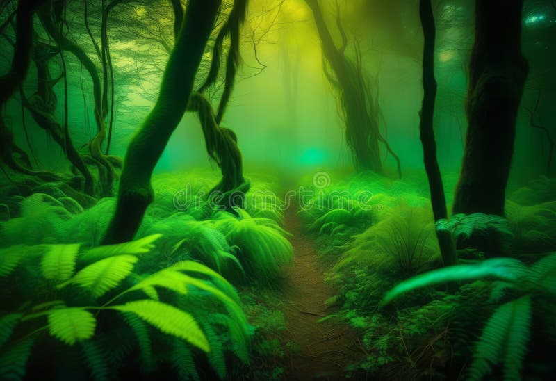 Exploring the Enigmatic Depths of a Lovecraftian Bioluminescent Forest ... Exploring the Enigmatic Depths of a Lovecraftian Bioluminescent Forest ...