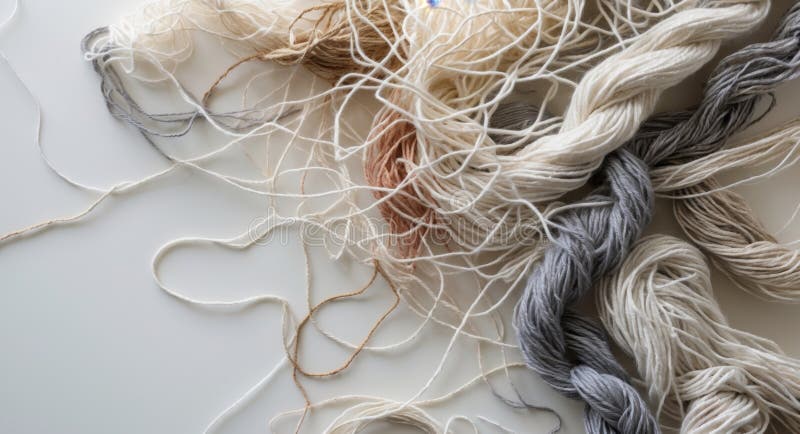 Exploring the Intricate Web of Tangled Yarn Symbolizes the Challenge of ...