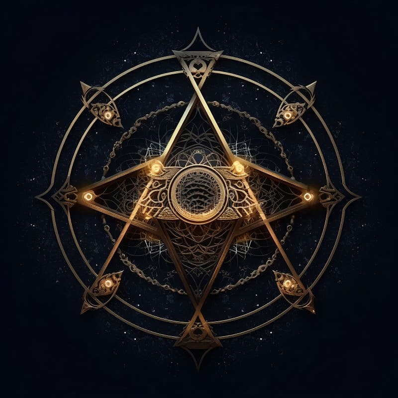 AI Generated Firefly Epic Symbol Stock Illustration - Illustration of ...