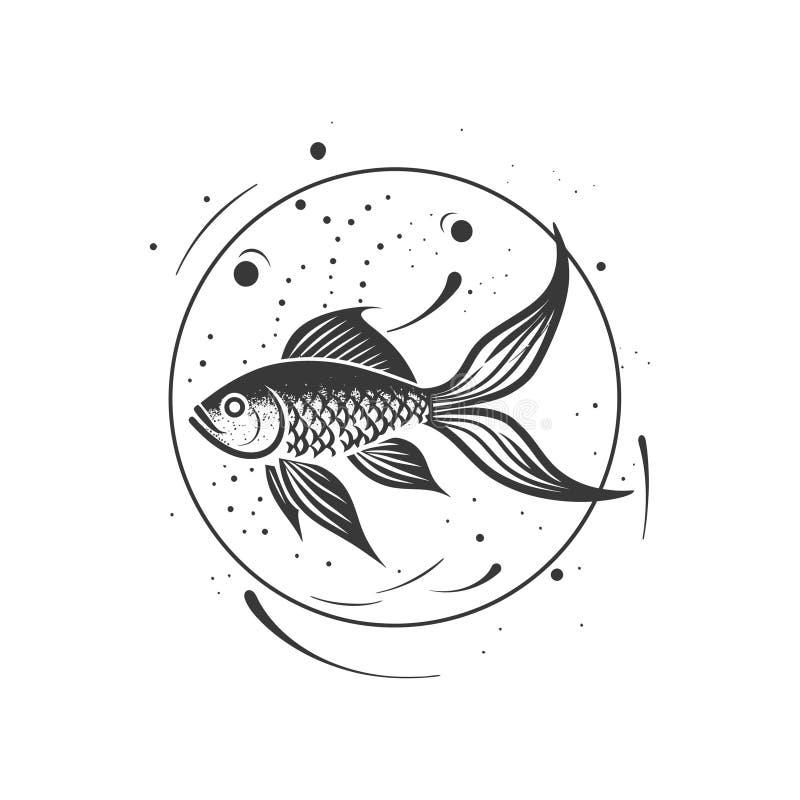 AI-Generated Fish Art stock illustration. Illustration of graceful ...