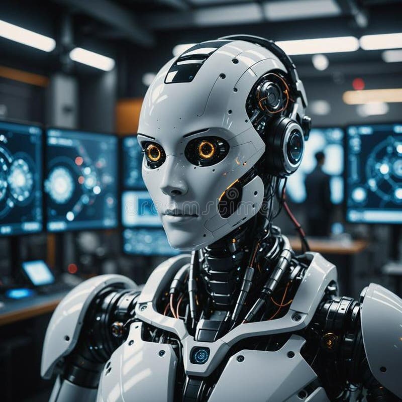 Futuristic High Tech Humanoid Stock Illustrations – 6,669 Futuristic ...