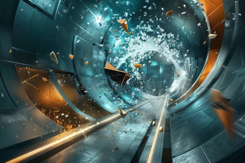 Futuristic Robotic Figure with AI Projections, Illustrating the ...