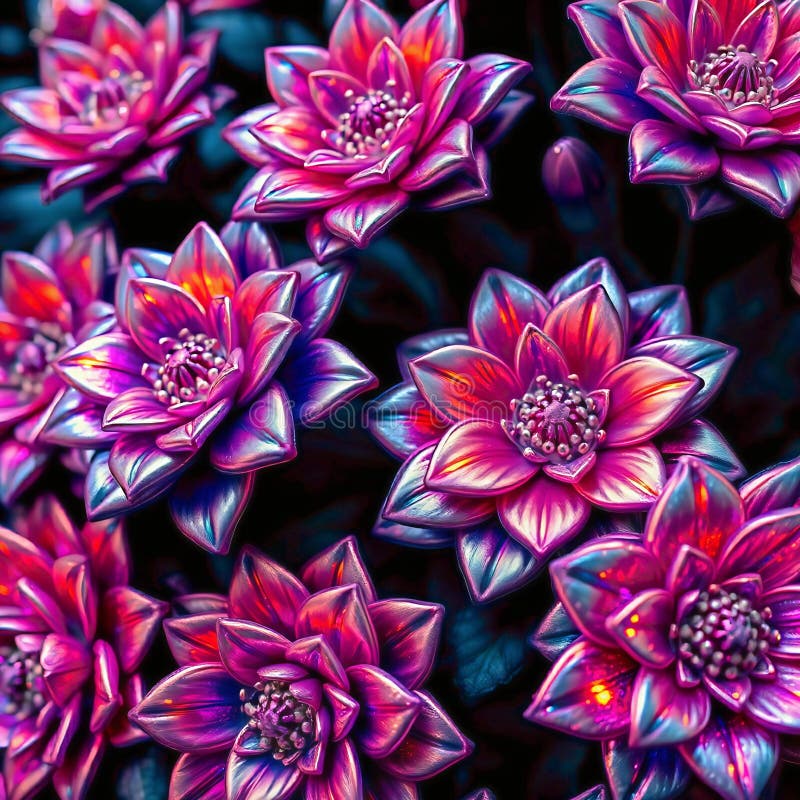 Galaxy Themed Flower Arrangement with Metallic Color Combination and ...