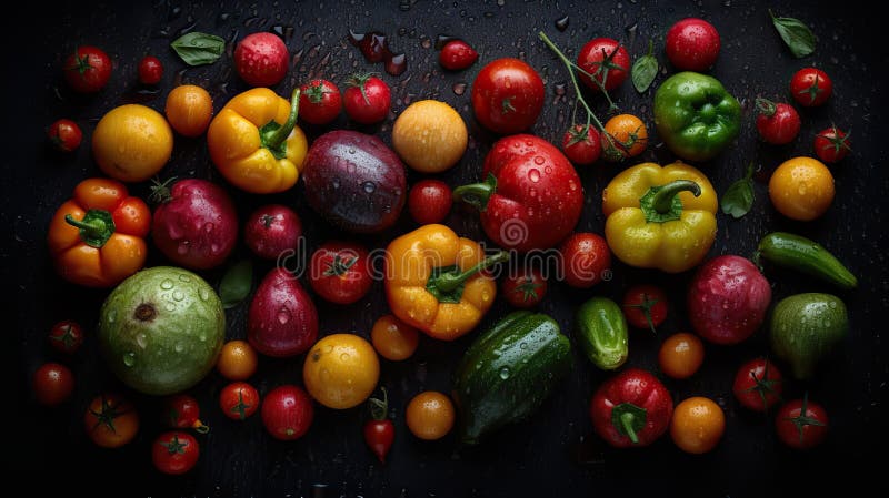 AI Generated. Generative AI. Realistic Different Vegetable Set. Can Be Used for Decocation ...