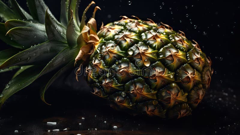 AI Generated. Generative AI. Realistic Pineapple Set. Can Be Used for ...