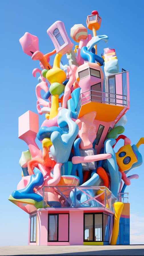 AI Generated George Condo Designed Compound Image Stock Illustration ...