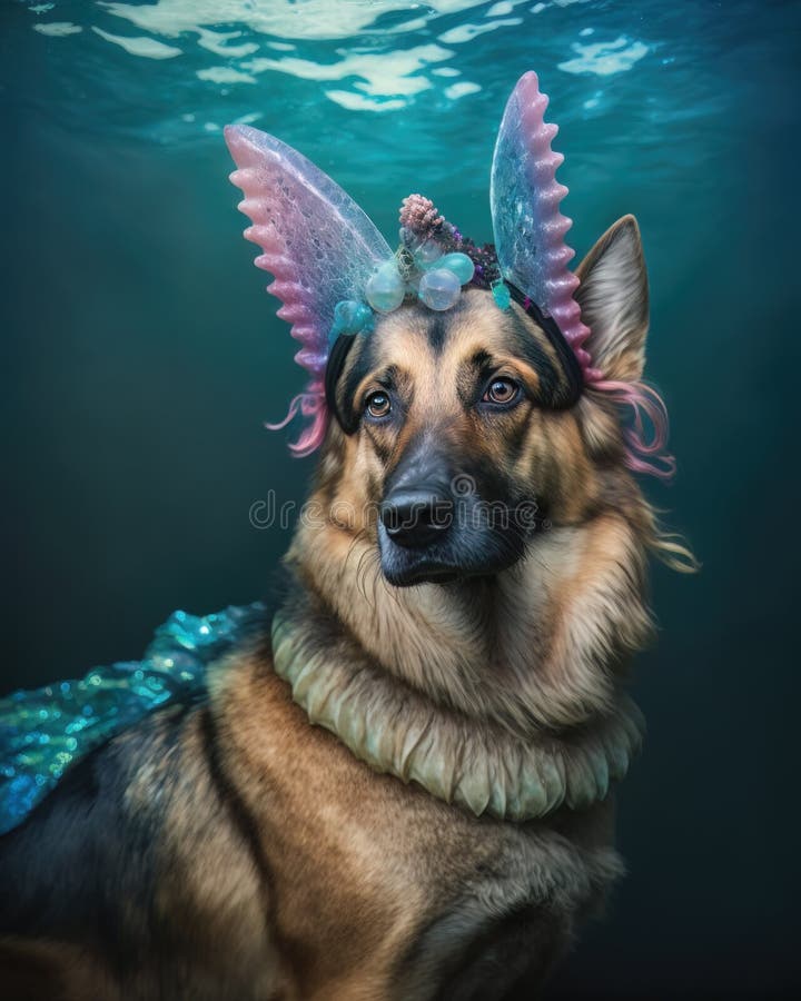 Mermaid Dog Stock Illustrations – 522 Mermaid Dog Stock Illustrations ...