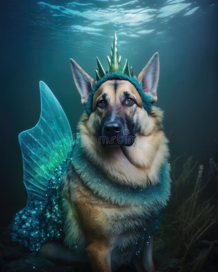 Mermaid Dog Stock Illustrations – 522 Mermaid Dog Stock Illustrations ...
