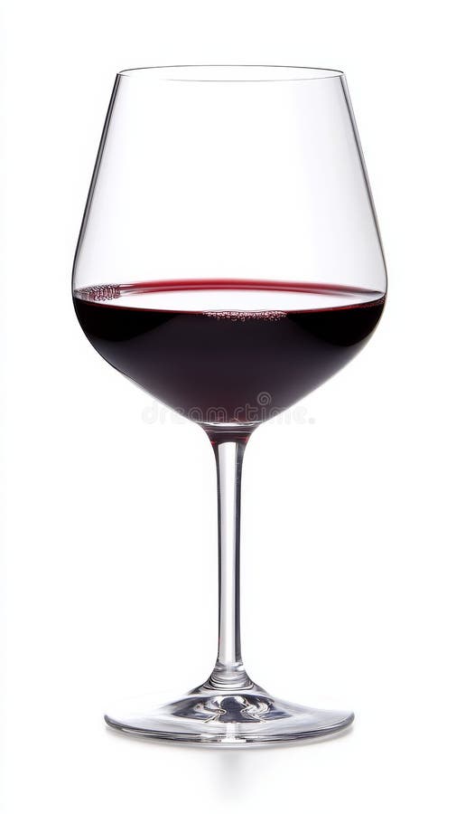 AI-generated a Glass of Red Wine Filled with a Deep Ruby-colored Drink ...