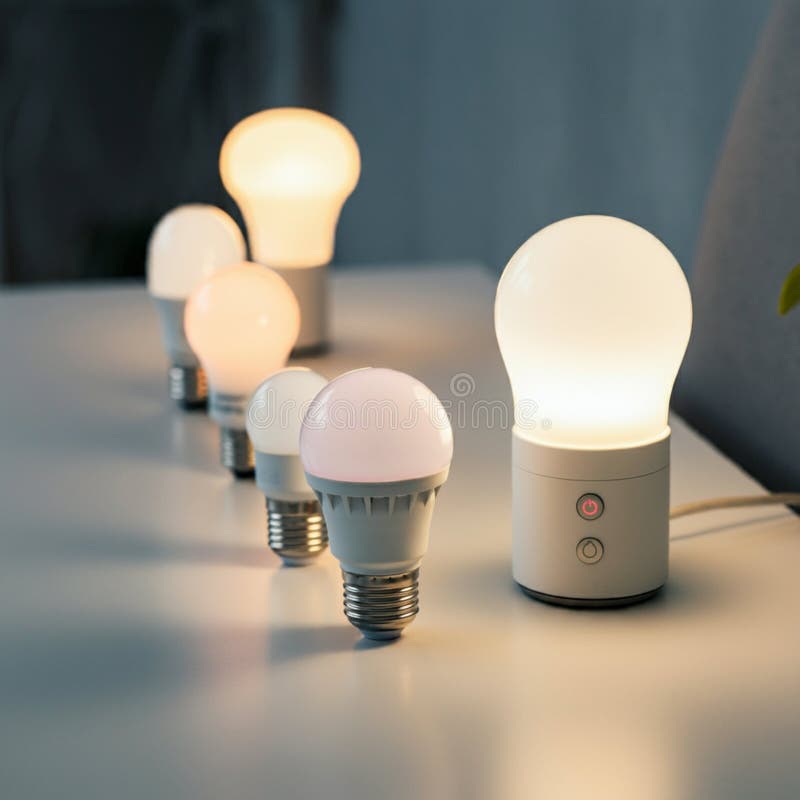 AI Generated Glowing Light Bulb Representing Innovation and ...