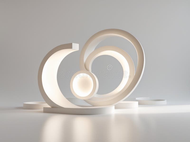 Harmony of Light Shapes and Circles Representing the Unity of the Body ...