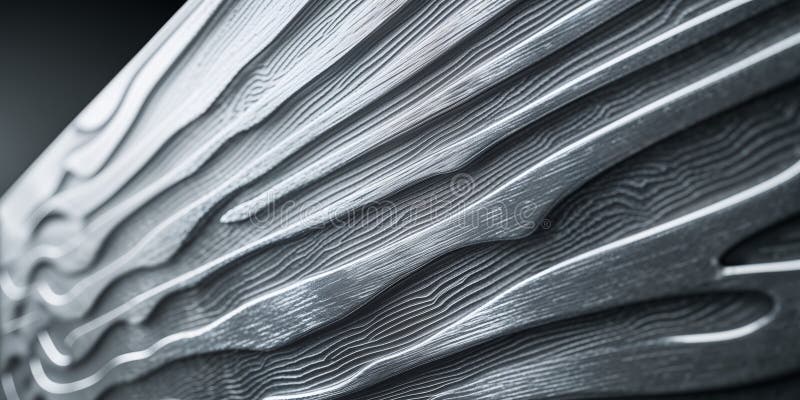 High Contrast Brushed Aluminum Surface Textures with Soft Shadows ...