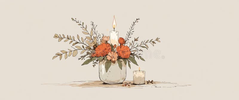 How To Make Floral Arrangement with Dry Plants and Candle in Cer. Anime ... How To Make Floral Arrangement with Dry Plants and Candle in Cer. Anime ...