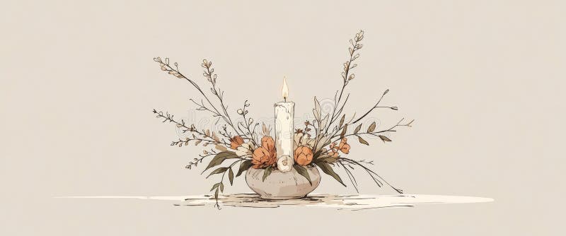 How To Make Floral Arrangement with Dry Plants and Candle in Cer. Anime ... How To Make Floral Arrangement with Dry Plants and Candle in Cer. Anime ...