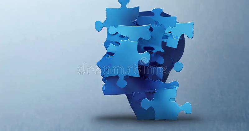 Human Head Model with Losing Puzzle Pieces As Brain Damage or Loss ...