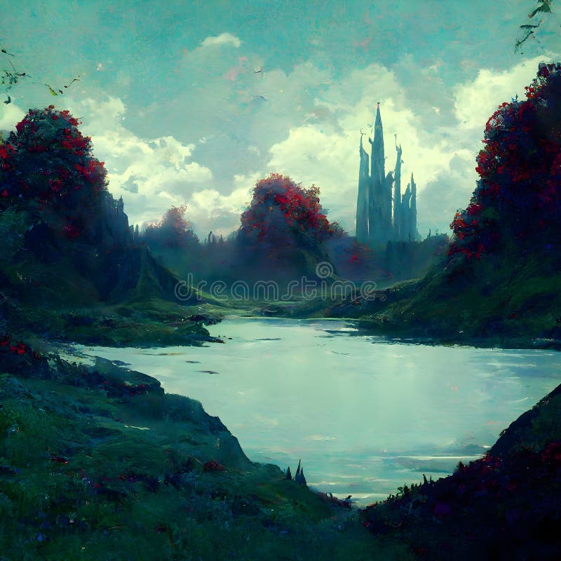 AI-generated Hyper-realistic Illustration of a Fantastic World with ...