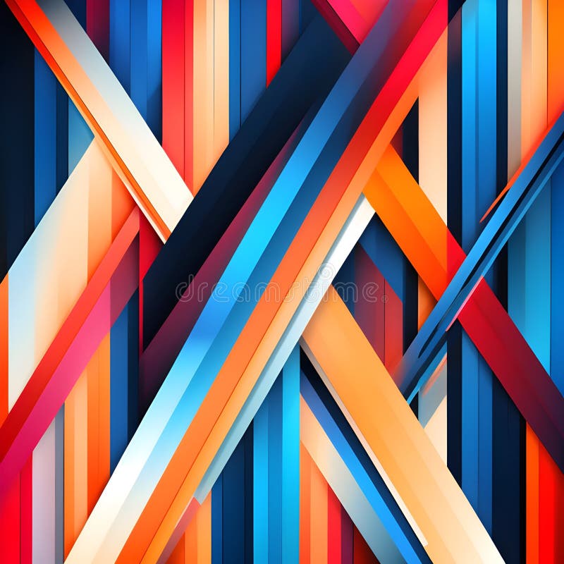AI Generated Illustration of an Abstract Background Featuring a Bold ...