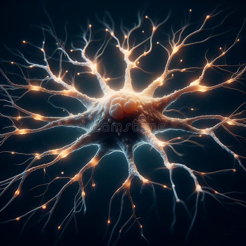 AI-Generated Illustration of an Abstract Neural Network Showcasing ...