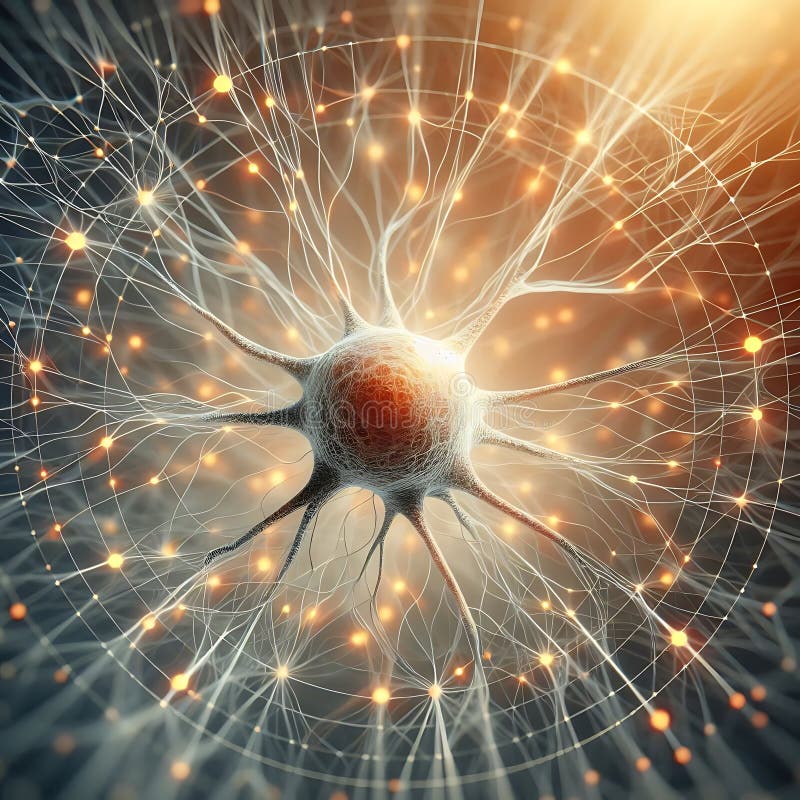 AI-Generated Illustration of an Abstract Neural Network Showcasing ...