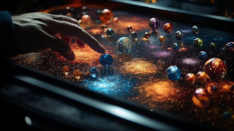 AI Generated Illustration of an Adult Using a Touch-capable ...