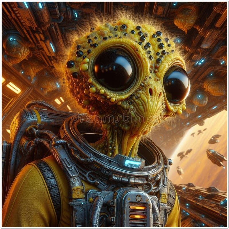 AI Generated Illustration of an Alien Concept and Monsters Stock ...