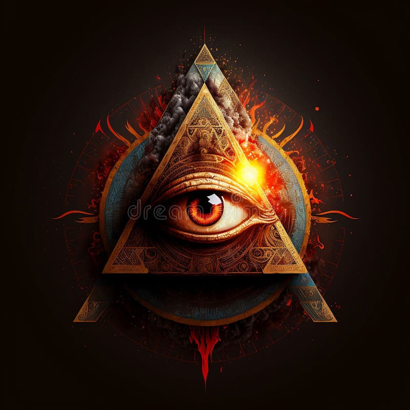 Burning Triangle Stock Illustrations – 987 Burning Triangle Stock ...