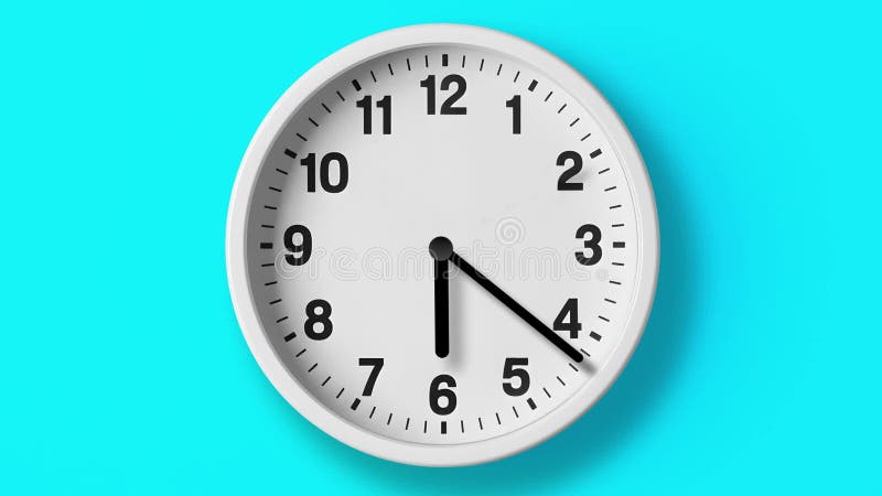 AI Generated Illustration of Analog Wall Clock Spinning through the ...