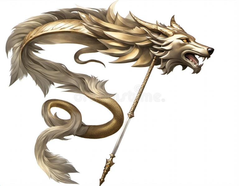 AI Generated Illustration of an Ancient War Emblem of the Dacians Stock ...