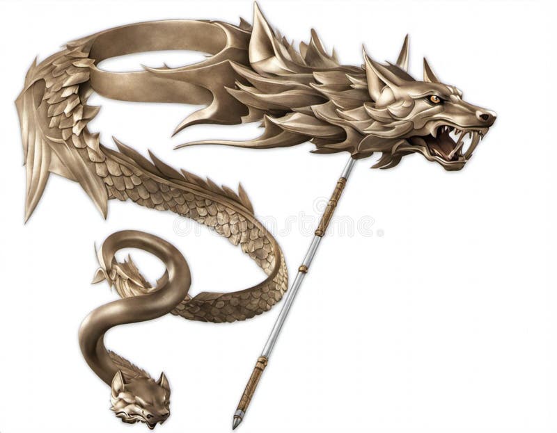 AI Generated Illustration of an Ancient War Emblem of the Dacians Stock ...